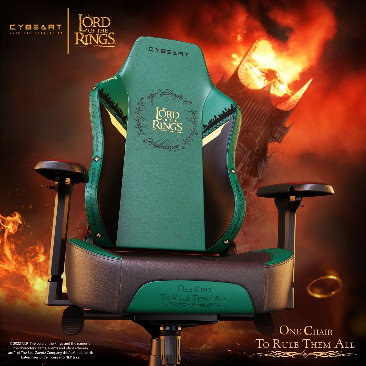 Lord of the Rings Gaming Chair | Cybeart – Cybeart India