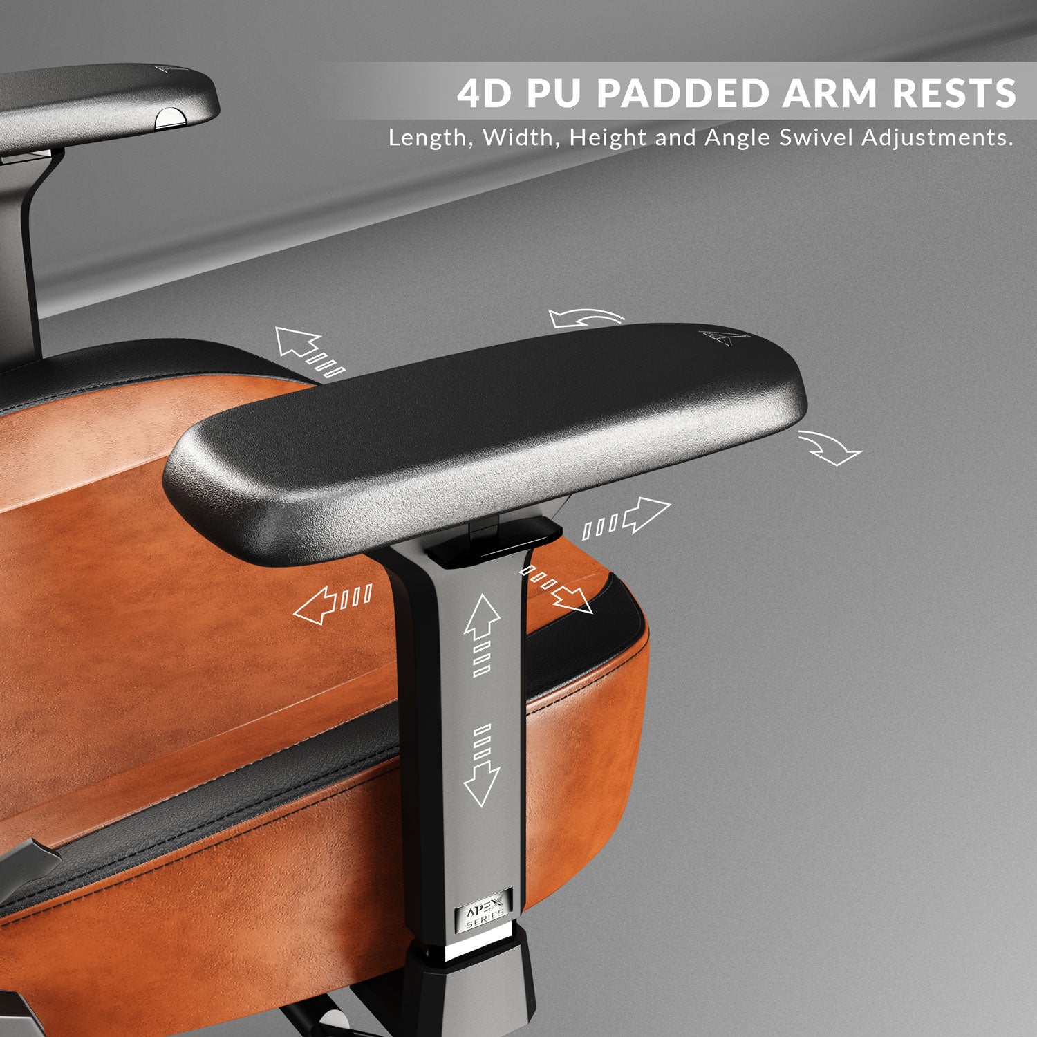 Vintage Brown Gaming Chair | Apex Series Chairs | Cybeart – Cybeart India